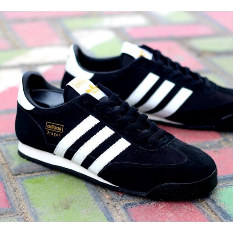 Jual sepatu adidas dragon black list white original made in indonesia ...