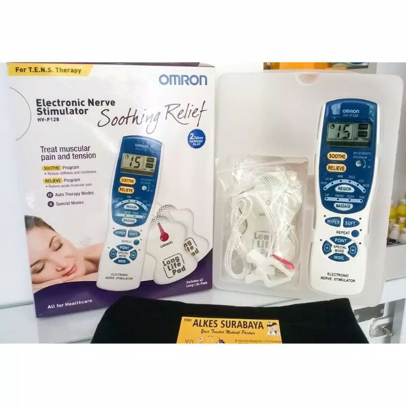 Jual [ BK ] OMRON Alat Pijat Elektronik Model HV-F128 TENS | Shopee Indonesia
