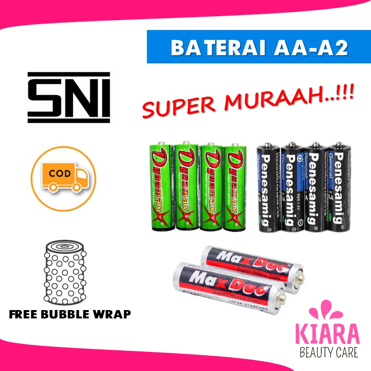 Jual Baterai AA - Battery 1.5V | MURAH SNI (Batere Mainan, Jam Dinding ...