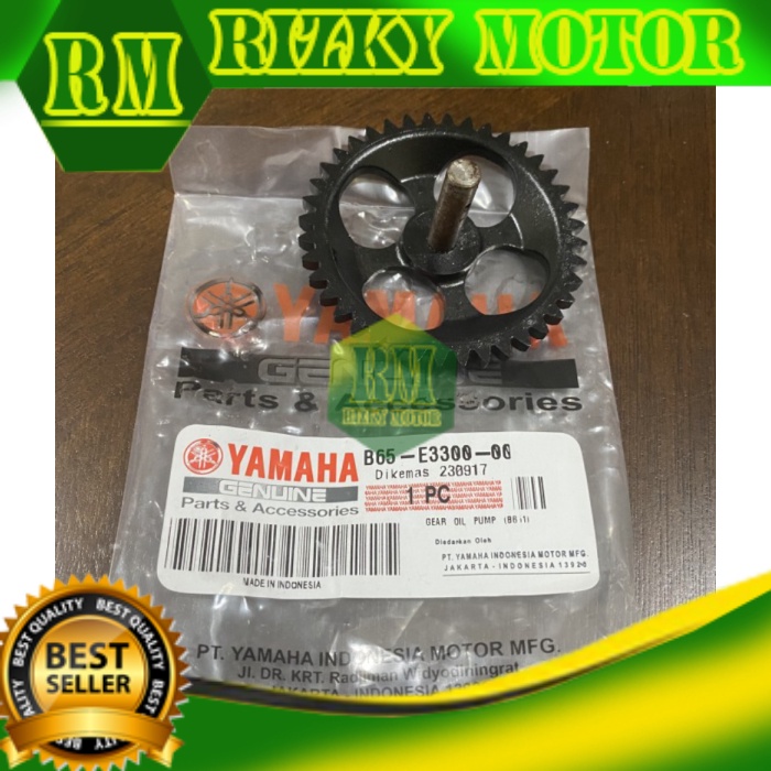 Jual B65 Gigi Pompa Oli Mesin Motor Yamaha Aerox Lexy Lexi Oil Gir Gear 155 Joss RM5124 | Shopee ...