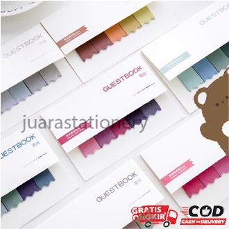 Jual 225 - Post It Korea Bahan Kertas Guestbook Series / Memo Sticky ...