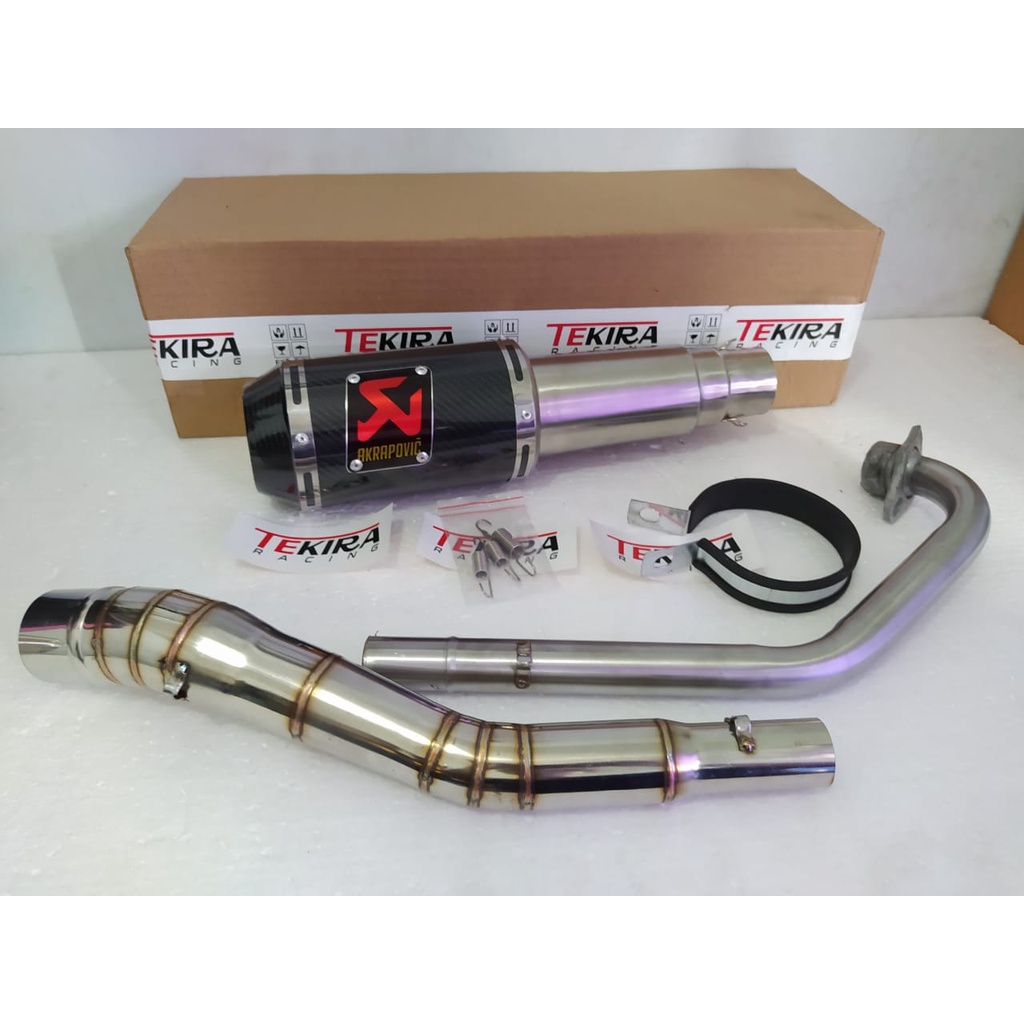 Jual Knalpot Akrapovic GP M1 Lorenzo Fulset Megapro Primus Mono ...