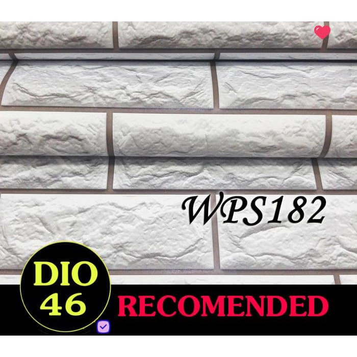 Jual WPS182 GREY STONE BATU BATA WALPAPER-DINDING WALL PAPER STIKER - WP01-WPS182 | Shopee Indonesia