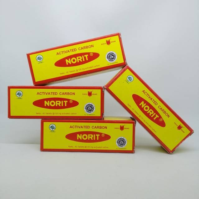 Jual Norit Lang isi 40 Tablet Karbon Aktif untuk Diare | Shopee Indonesia