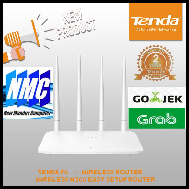 Jual Tenda F6 Router Wireless Wifi 300Mbps Easy Setup Home Router | Shopee Indonesia