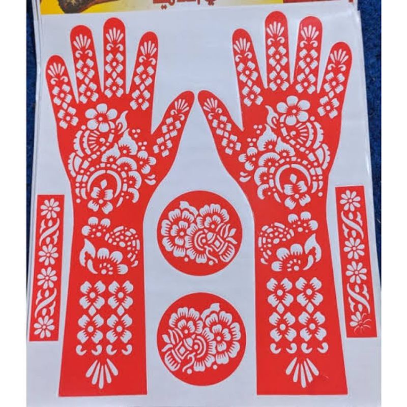 Jual Sticker Cetakan Henna Tangan Pengantin | Shopee Indonesia