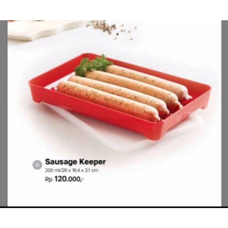 Jual sausage keeper tupperware / tempat sosis tupperware | Shopee Indonesia