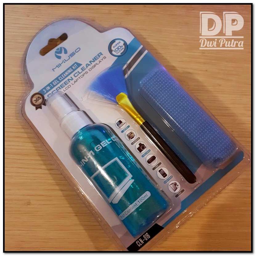 Jual SCREEN CLEANER CLN-016 MIKUSO // 3-IN-1 GEL CLEANING KIT ...
