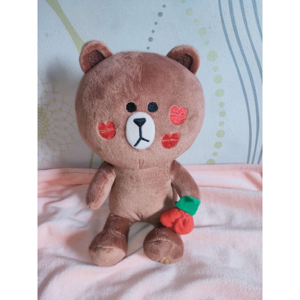Jual Boneka Line Brown Playboy Original | Shopee Indonesia