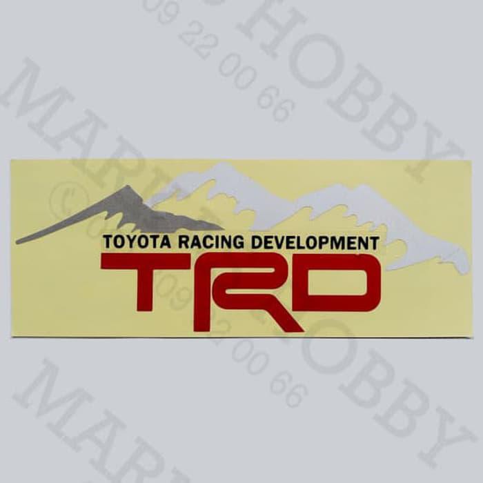 Jual Stiker / Sticker Toyota TRD Toyota Racing Development | Shopee ...