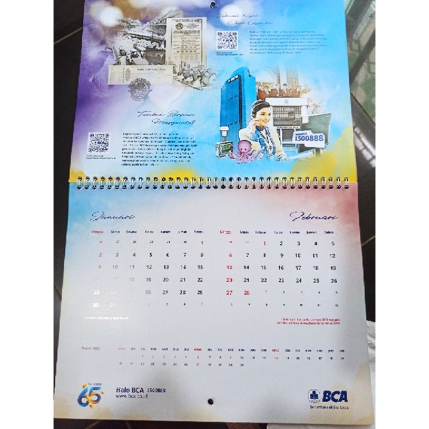 Jual KALENDER DINDING BCA 2022 / KALENDER GANTUNG | Shopee Indonesia