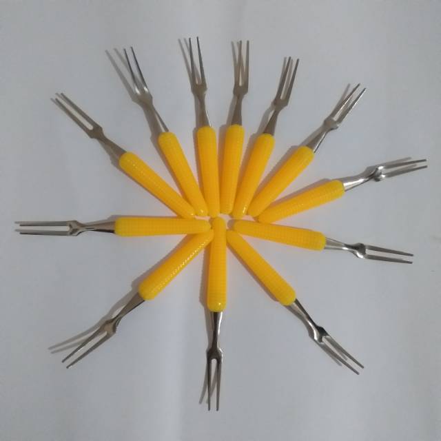 Jual Garpu Buah dan Kue | 1 lusin (12 pcs) | Shopee Indonesia