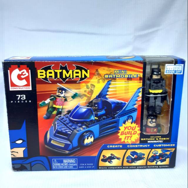 Jual C3 Construction Batman Mini Batmobile With Batman And Robin By C3 ...