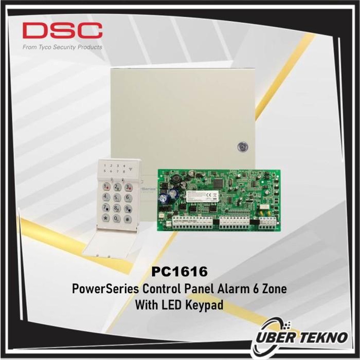Jual Sirene Dsc Pc1616 6 Zone Alarm Control Panel With Led Keypad ...