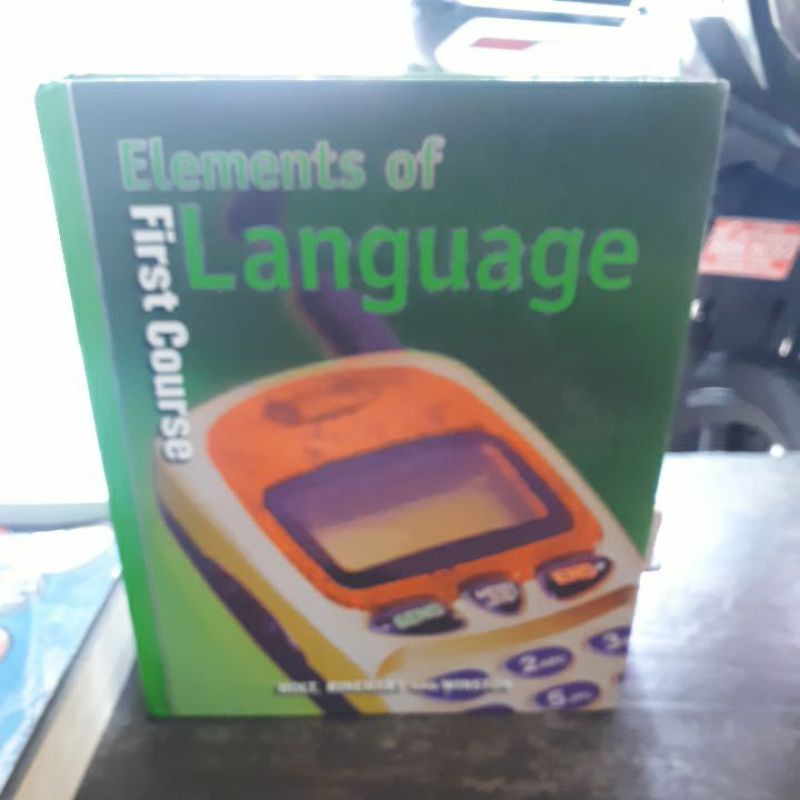 Jual BUKU ORIGINAL ELEMENTS OF LANGUAGE FIRST COURSE | Shopee Indonesia