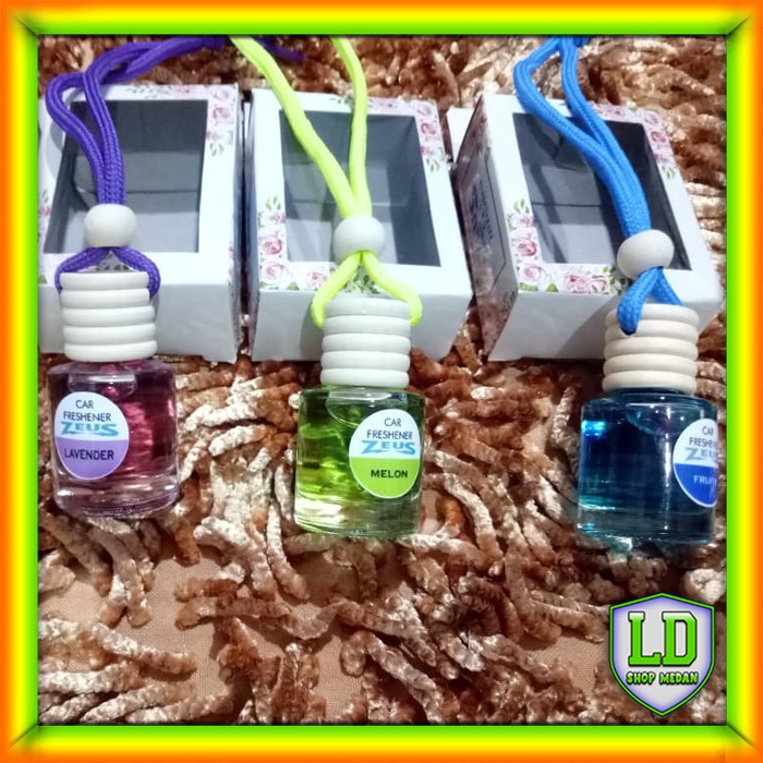 Jual Zeus Pengharum Mobil dan Ruangan Cair Botol Bulat Parfum Mobil ...