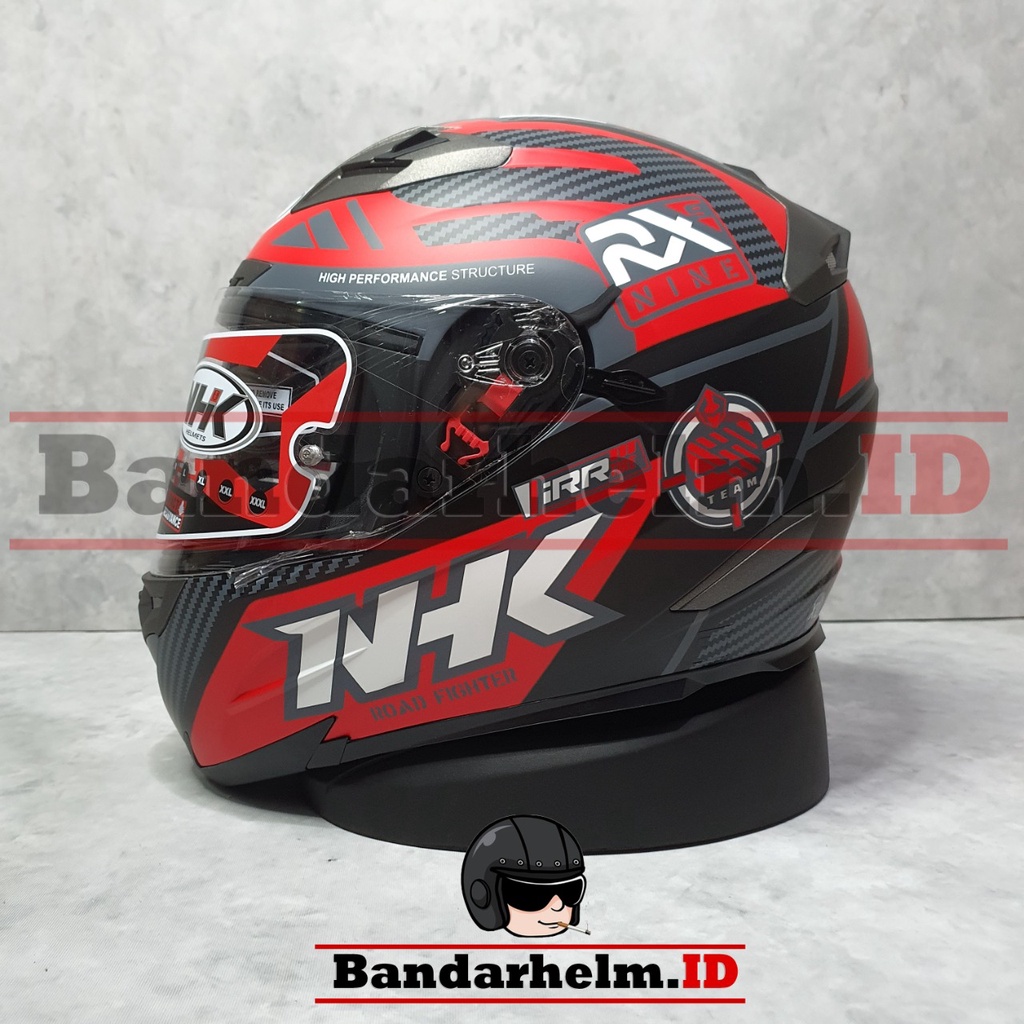 Jual Helm Nhk RX9 motif rx 9 RACER X SILVER + Kardus | Shopee Indonesia