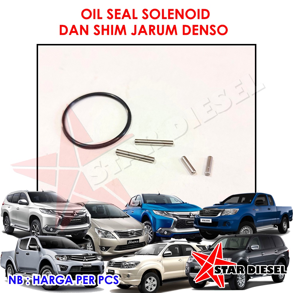 Jual SOLENOID SHIM INJECTOR INNOVA FORTUNER HIACE HILUX DIESEL OIL SEAL ...