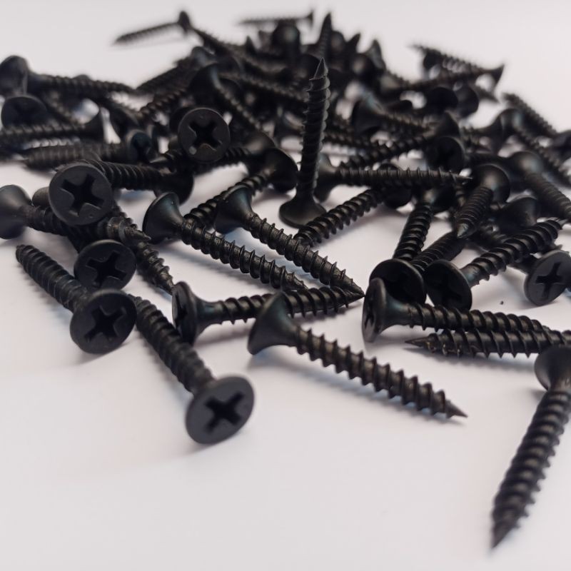 Jual [50 PCS] Sekrup skrup 6 x 1" (2,5 cm) dry wall screw untuk dinding ...