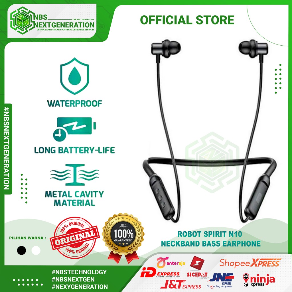 Jual (NBS) Headset Bluetooth Robot || Robot Headset bluetooth Seri N10 ...