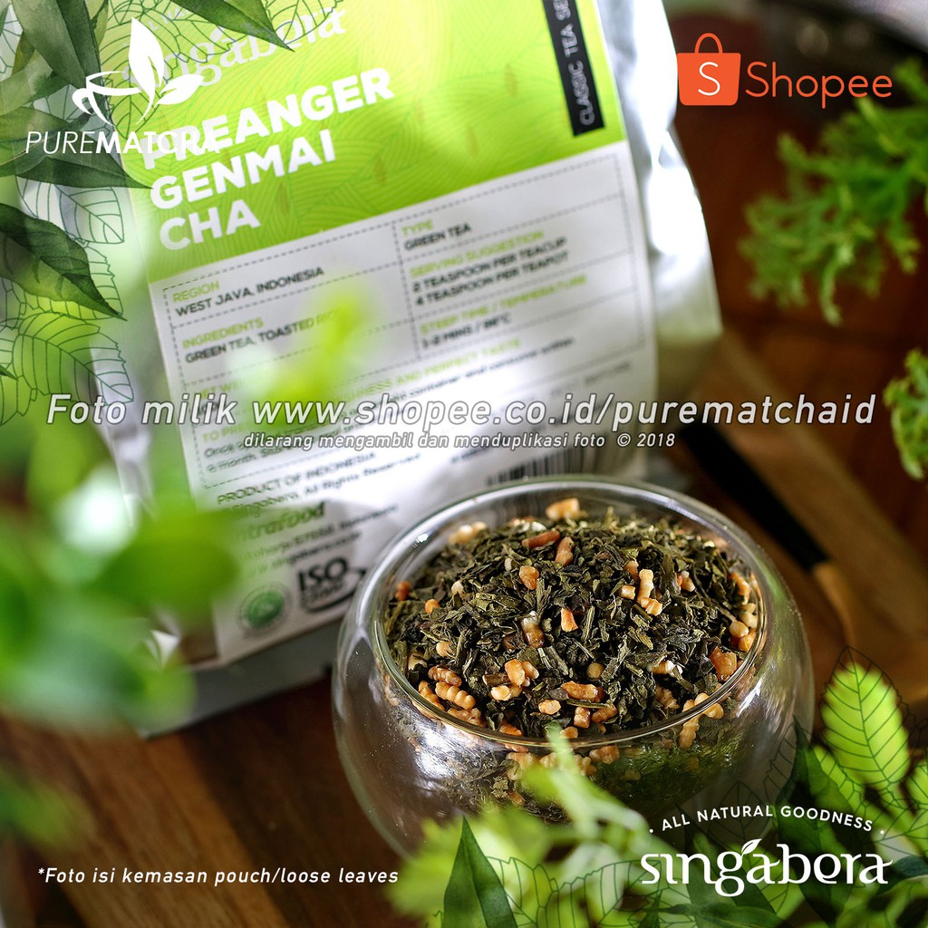Jual Singabera Tea - Preanger Genmaicha 10gr SAMPLE Teh Cafe Sushi ...