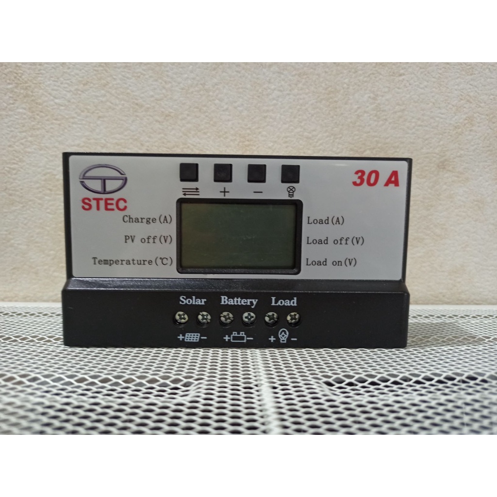 Jual Solar Charge Controller 30A STEC 30A 12/24V Digital Display ...