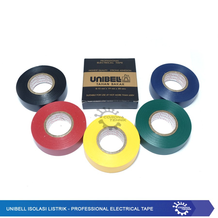Jual Isolasi Listrik Unibell Professional - Tahan Bakar | Shopee Indonesia