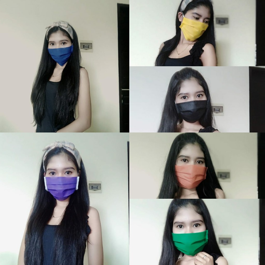 Jual Jakarta Bayar Di tempat Masker Kain Non medis anti debu | Shopee ...
