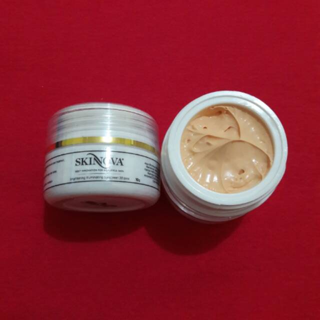 Jual Skinnova Brightening Iluminating Sunscreen 30 EXP 2025 ( Pink ...