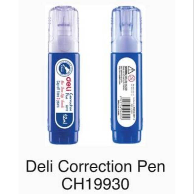 Jual Correction Tape Tipe X CH19930 Deli tipex Correction Fluid Cair ...