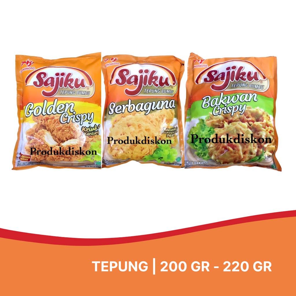 Jual SAJIKU Tepung Bumbu 220-200 gr | Shopee Indonesia