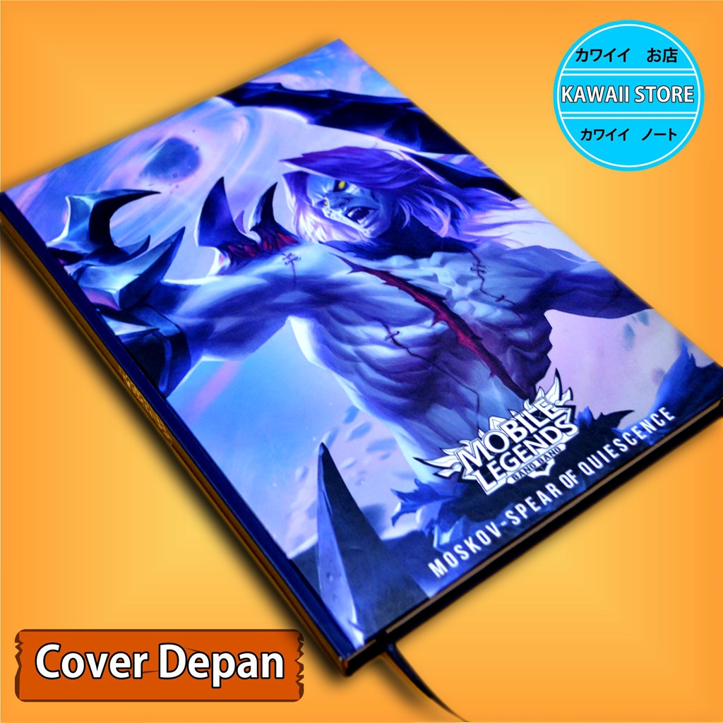Jual Notebook / Pocket book Hard Cover Game MLBB MOSKOV-SPEAR OF ...
