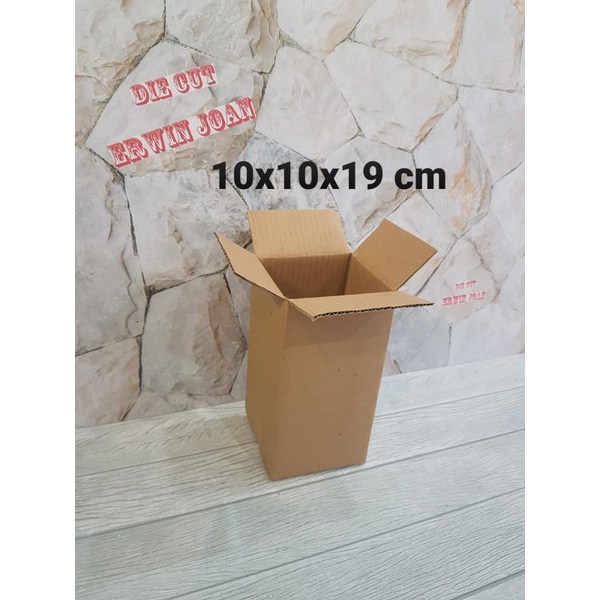 Jual Kardus / Box / uk. 10x10x19 cm / Karton packing polos baru ST ...