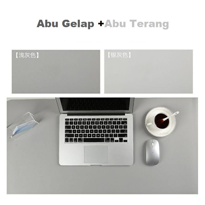 Jual Mouse Pad Kulit Dua Warna Ukuran Besar /Alas Keyboard Meja Laptop ...