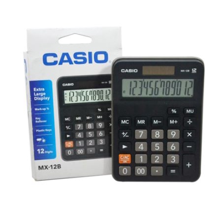 Jual Kalkulator Casio MX 12B-BK | Shopee Indonesia