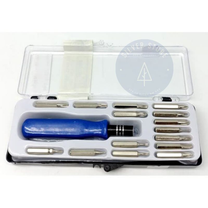 Jual OBENG SET - OBENG HP UNIVERSAL 16 IN 1 - TOOLS OBENG 16IN1 ...