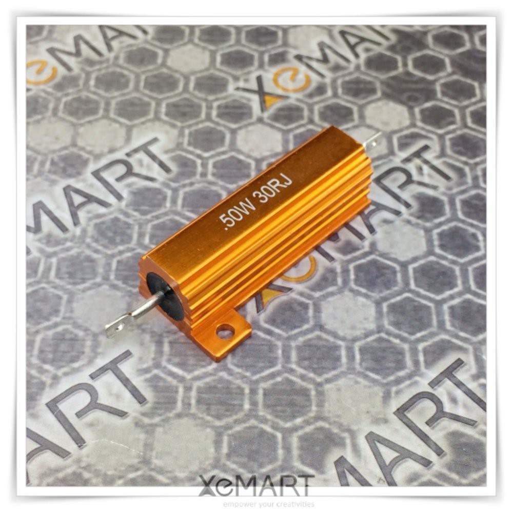 Jual Resistor 30 Ohm 5 Persen 50W Wirewound RX24 Aluminum | Shopee ...