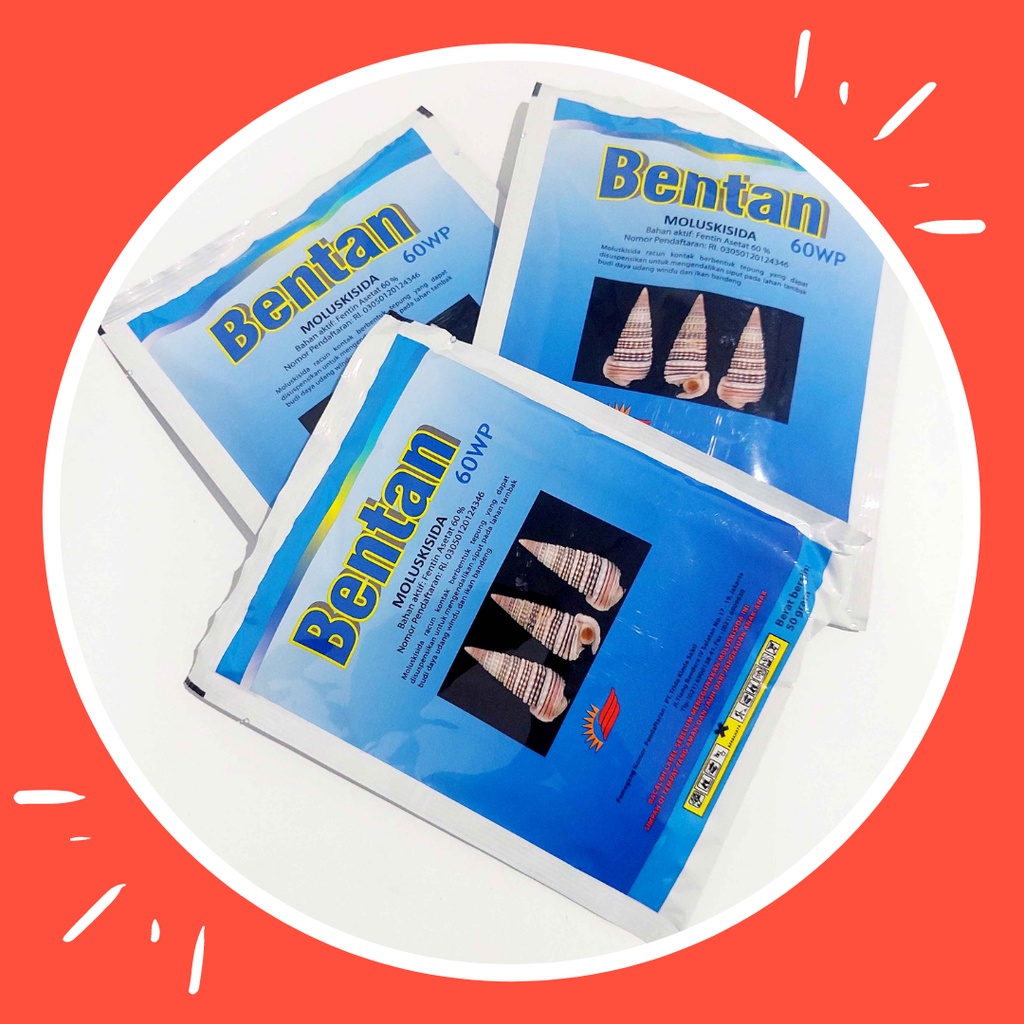 Jual Bentan 60 WP Racun Keong 50 Gram | Shopee Indonesia