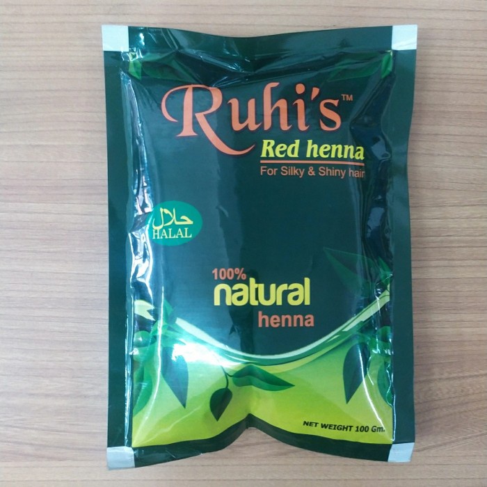 Jual Rani Special Red Henna Pacar Bubuk Rani Henna Rambut Kulit Kuku ...