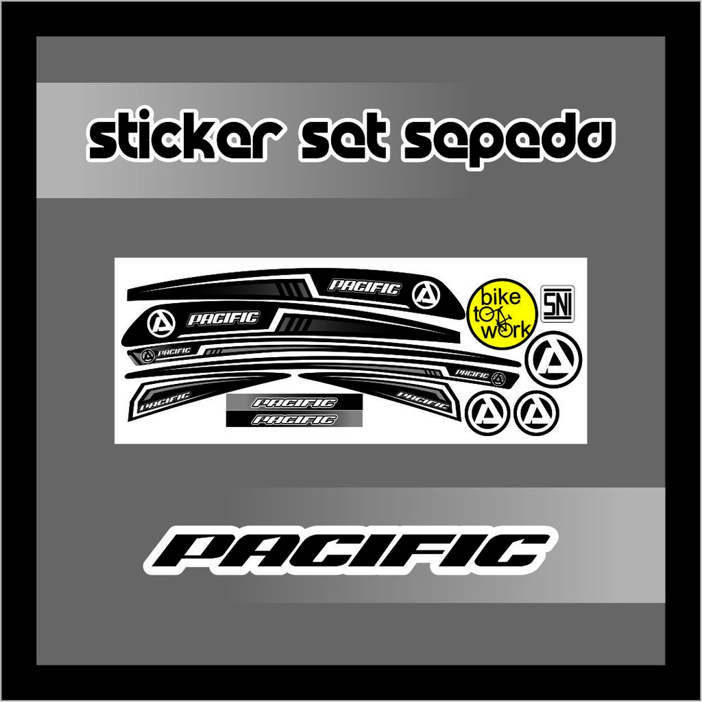 Jual STICKER SET SEPEDA SIMPLE NEW GRAFIS STIKER SEPEDA LIPAT | Shopee ...