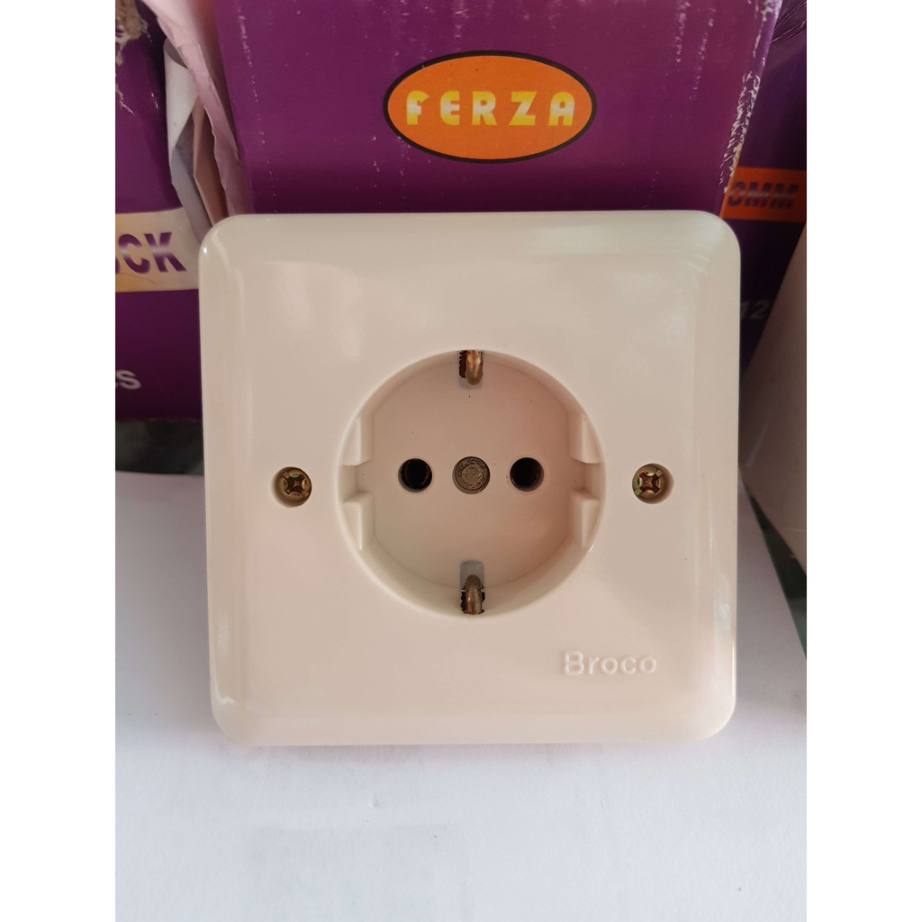 Jual Stop Kontak Broco 5511U IB New Gee SNI/ Stopkontak Tanam Tembok ...