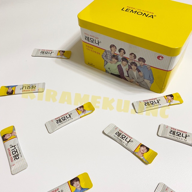 Jual Bts x lemona vitamin C 500mg made in korea/ vitamin c asli korea ...