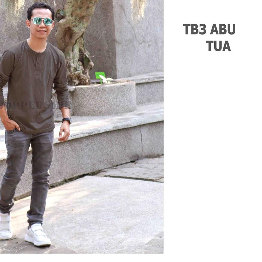 Jual NEW ARRIVAL !! 9.9 [ COD PABRIK ] T shirt kaos polos lengan panjang pria henley kancing ...