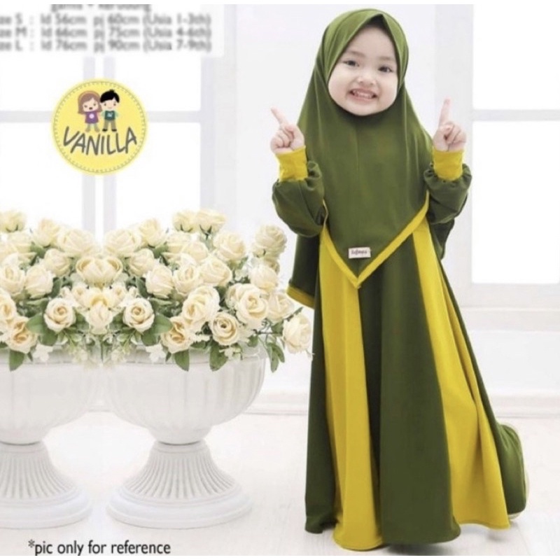 Jual GAMIS +JILBAB ZAFINZA DARI 1-13SIZE S-XXL GAMIS ANAK+JILBAB ...