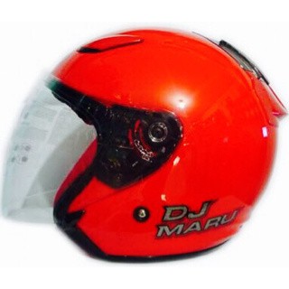 Jual KYT DJMARU DJ MARU RED FIRE RED merah ferrari | Shopee Indonesia