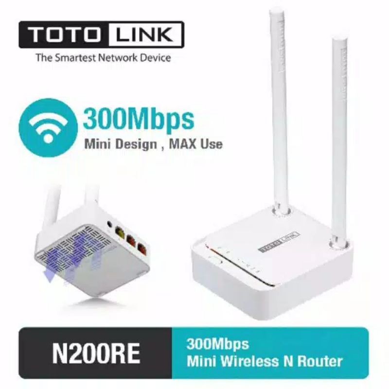 Jual Totolink N200RE Mini 300Mbps Wireless Router Extender Access Point WIFI REPEATER | Shopee ...