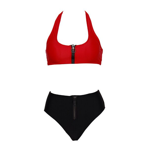 Jual Preorder Andzhelika Zipper Bikinis Swimsuit For Women Bikini Set