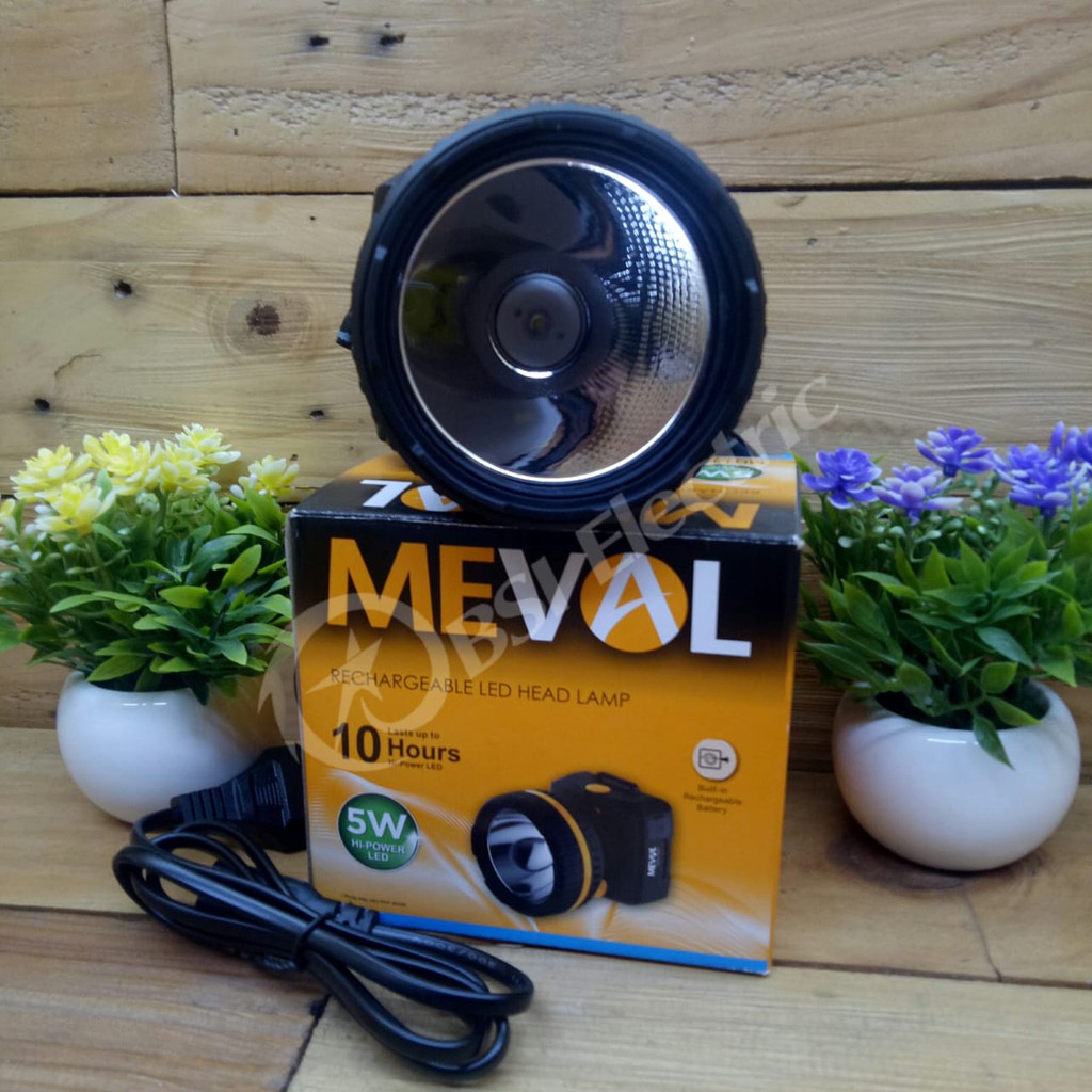 Jual MEVAL Head Lamp 5W Cool White 6500K | Shopee Indonesia