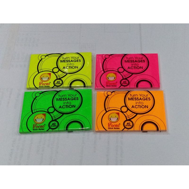 Jual STIK NOTE PRONTO 656 WARNA FLORAL(40 sheet) | Shopee Indonesia