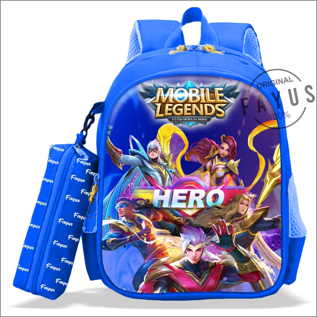 Jual Tas sekolah anak ransel PREMIUM karakter MOBILE LEGENDS terbaru ...